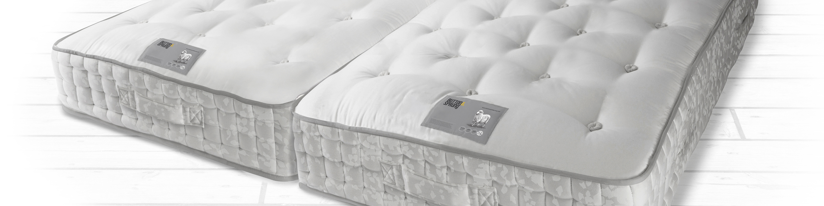 Zip & Link Pocket Sprung Mattresses | Button & Sprung