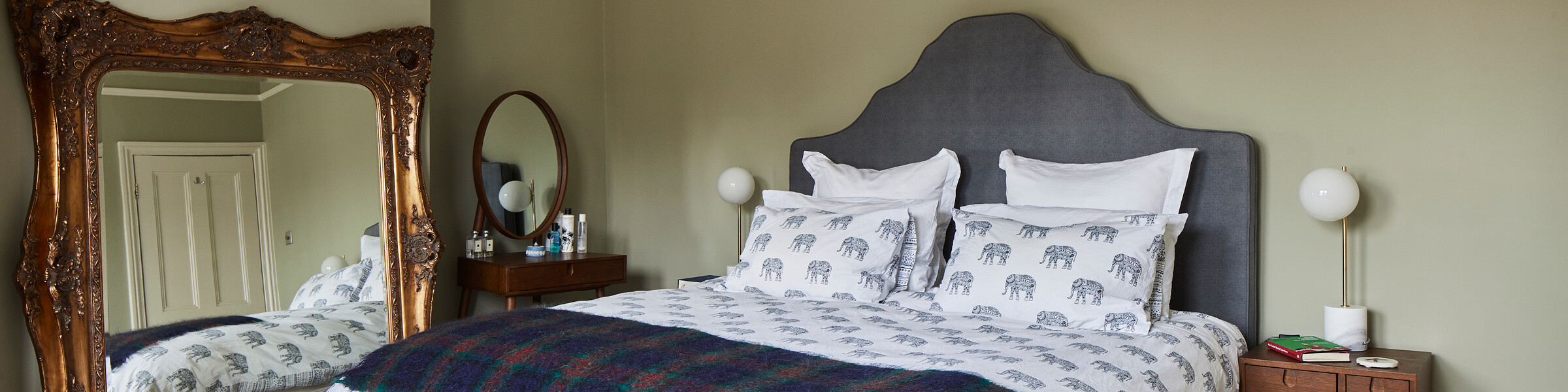 Upholstered Rose Bed Range | Button & Sprung